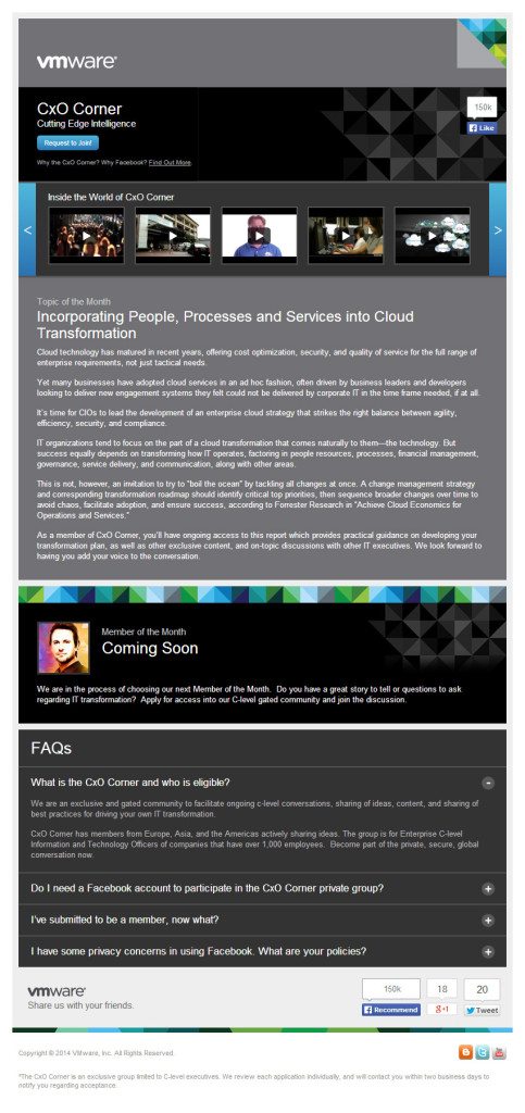 VMware CxO Corner | Daddy Design
