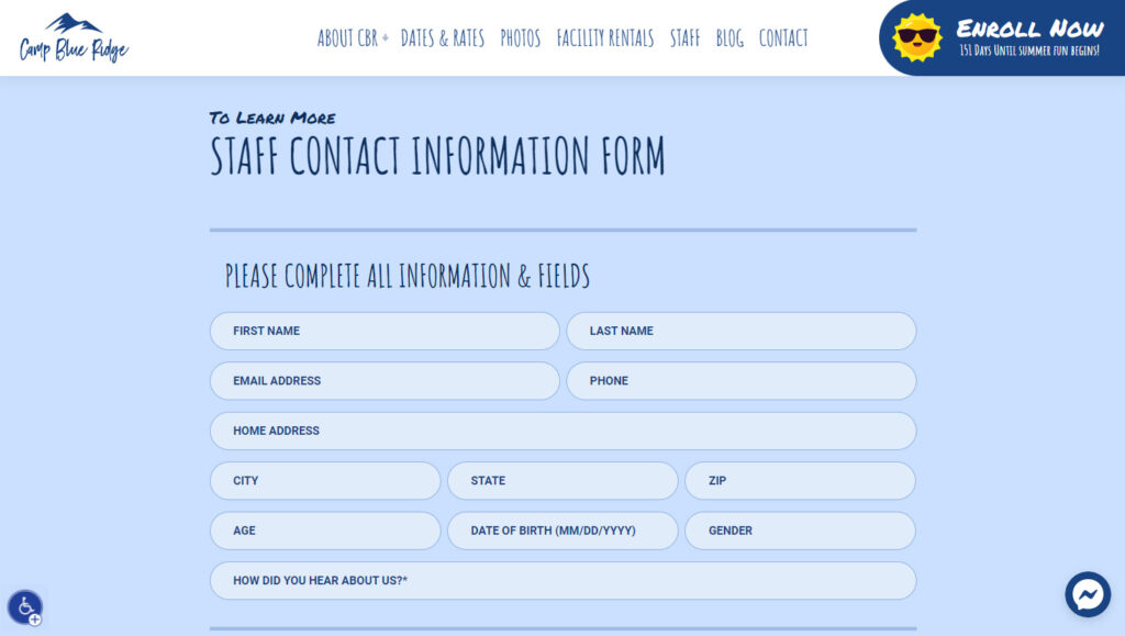 Camp Blue Ridge | Daddy Design