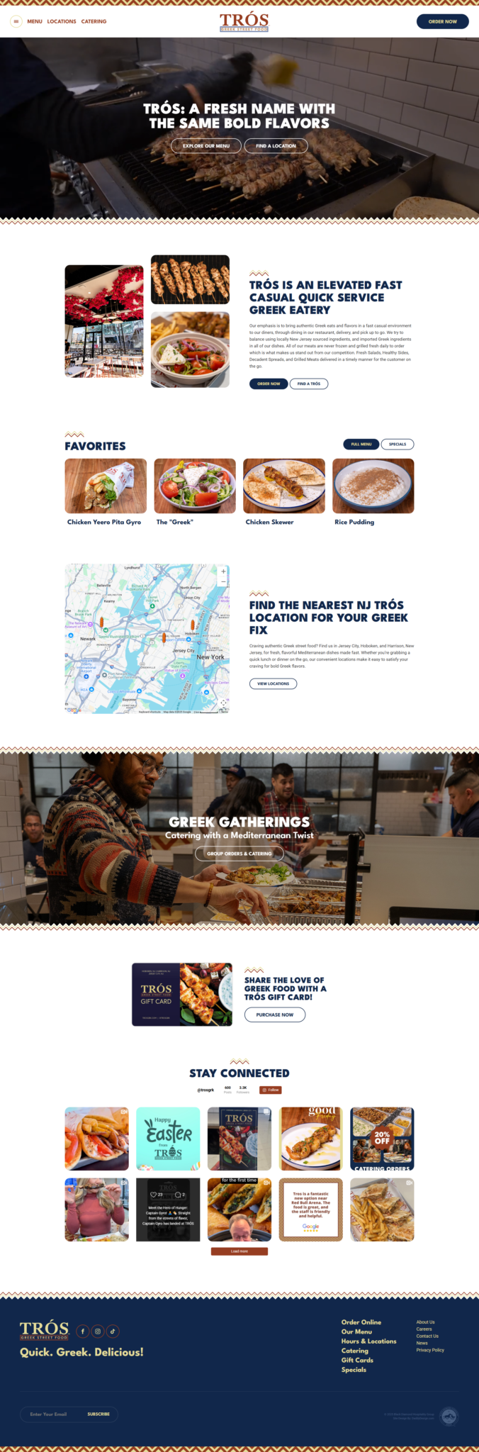 Tros Greek Street Food | Daddy Design